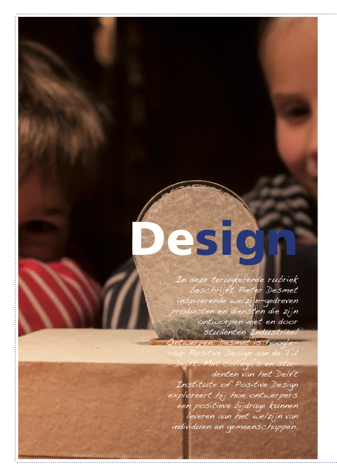 Positive Design in Journal of Positive Psychology – Delft Institute of ...
