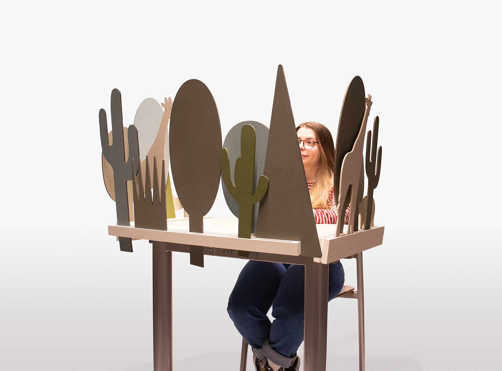 Forest: a set of desk partitions – Delft Institute of Positive Design